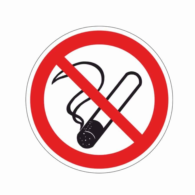 Verbotsaufkleber | Rauchen verboten (Symbol) | Stempel Lobenhofer e.U.